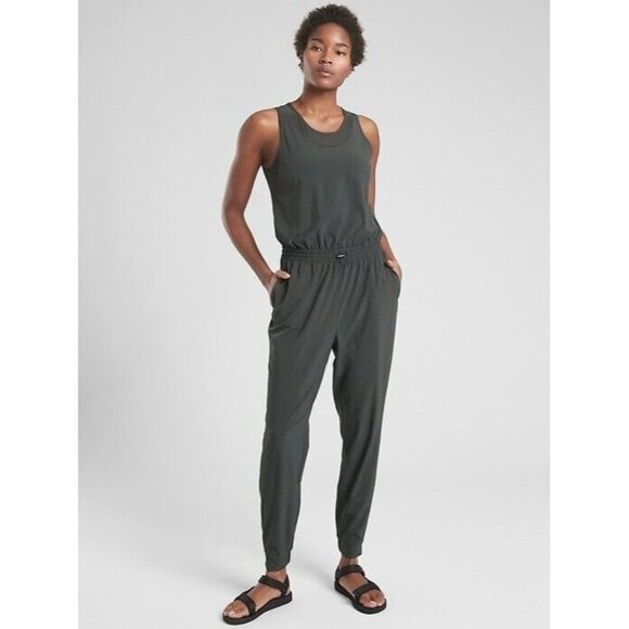 Athleta | Pants & Jumpsuits | Athleta Jumpsuit Hillside Mesh Romper ...